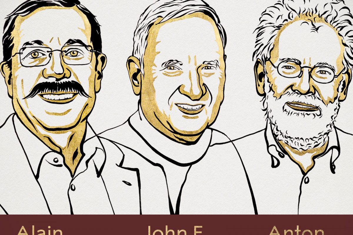 Alain Aspect, John F. Clauser and Anton Zeilinger Win 2022 Nobel Prize ...